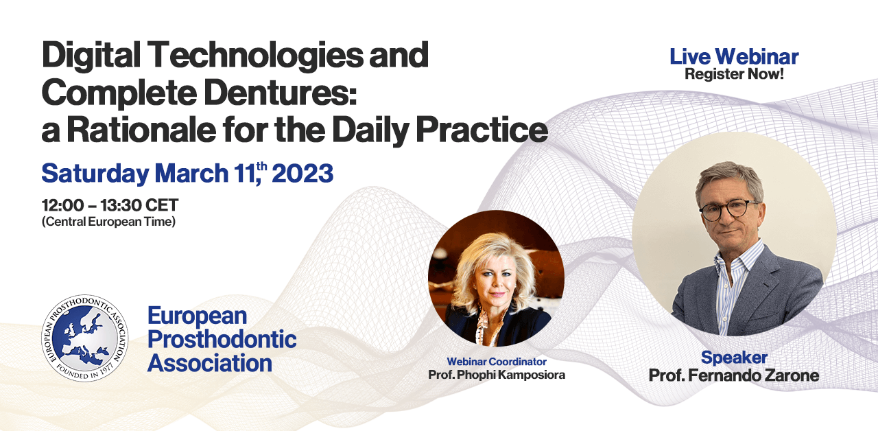 Digital Technologies and Complete Dentures: a Rationale for the Daily ...