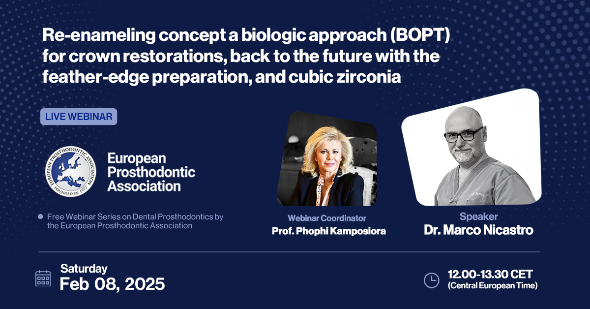 Re-enameling concept a biologic approach (BOPT) for crown restorations ...